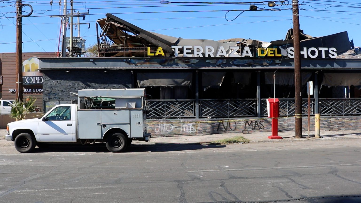 Policía municipal reportó el incendio del Bar Shot – Brújula News